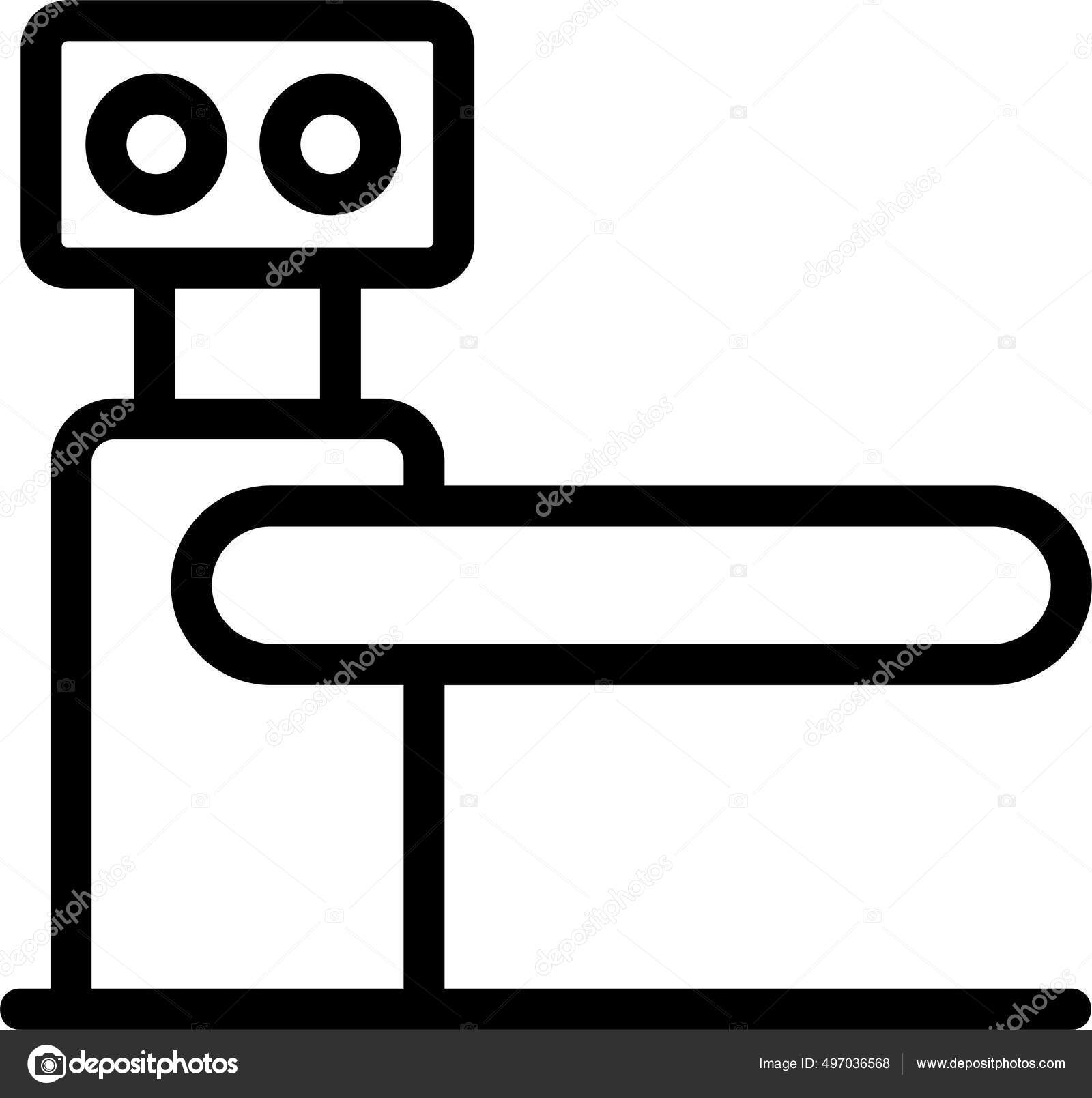 Automatic Barrier Board Icon Stock Vector by ©iconfinder 497036568