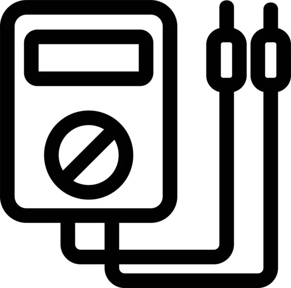 Ammeter outline icon Vector Art Stock Images | Depositphotos
