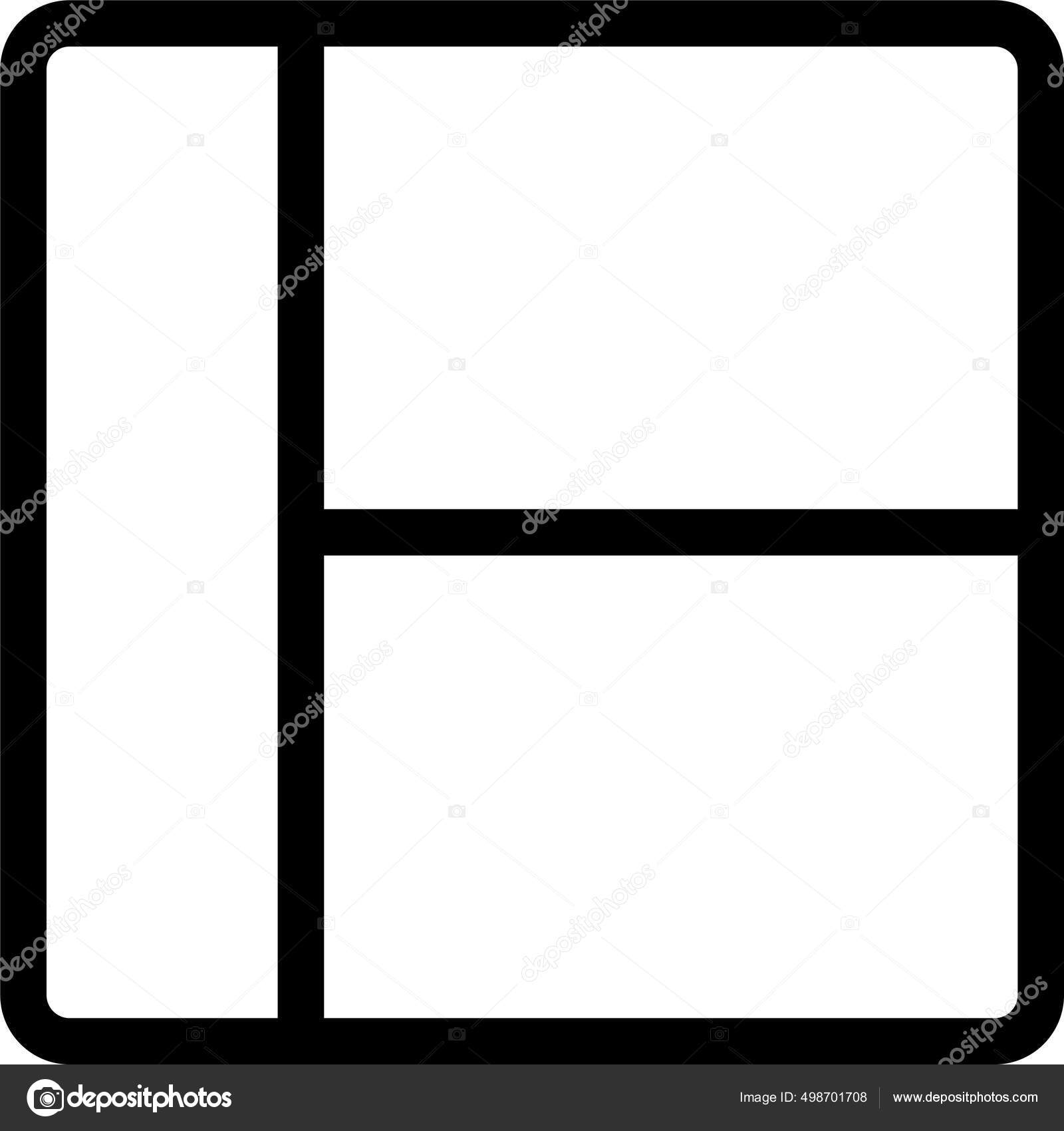 Column Layout Layouts Icon Outline Style Stock Vector by ©iconfinder ...