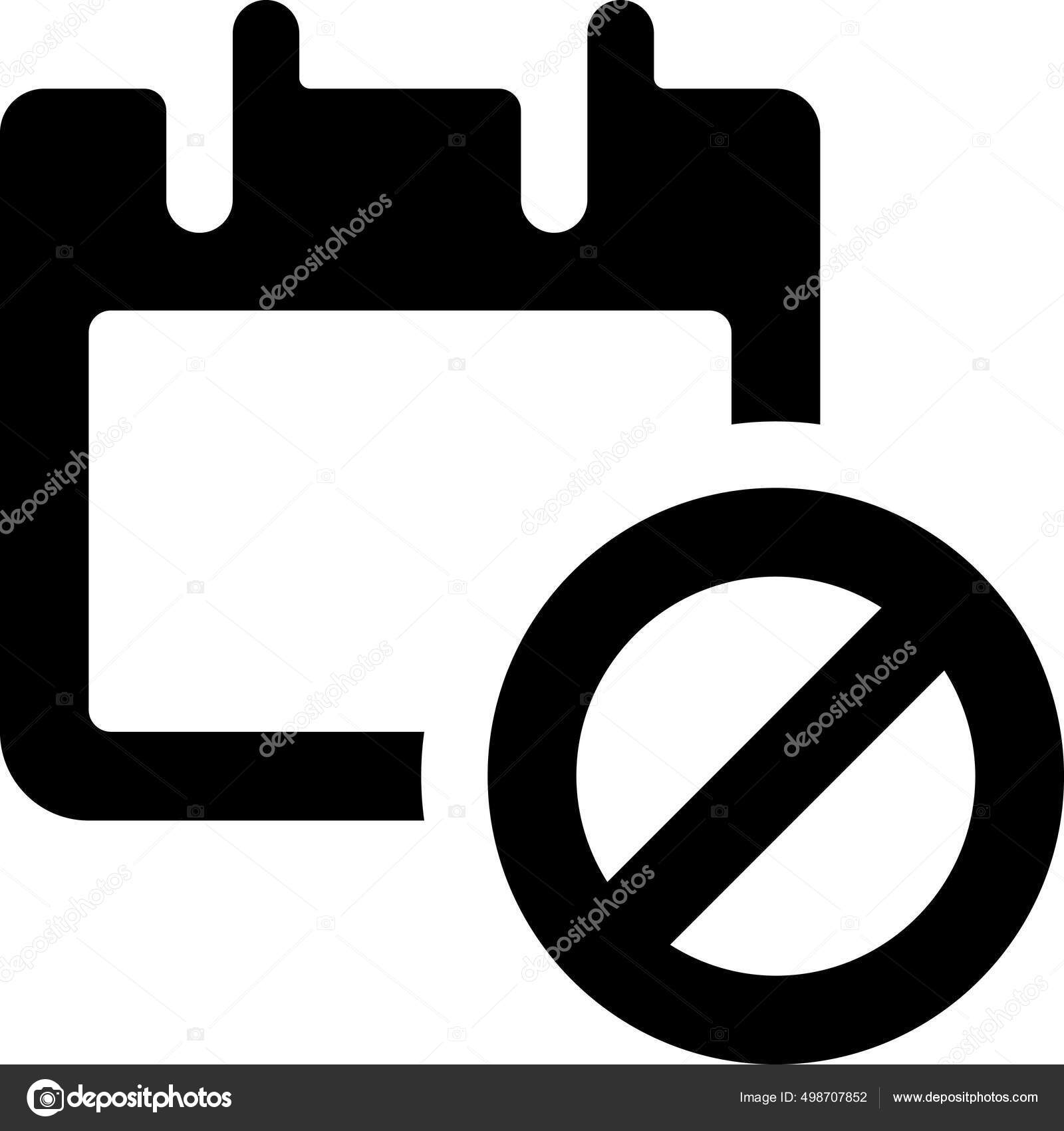 Calendar Block Date Icon Solid Style Stock Vector by ©iconfinder 498707852
