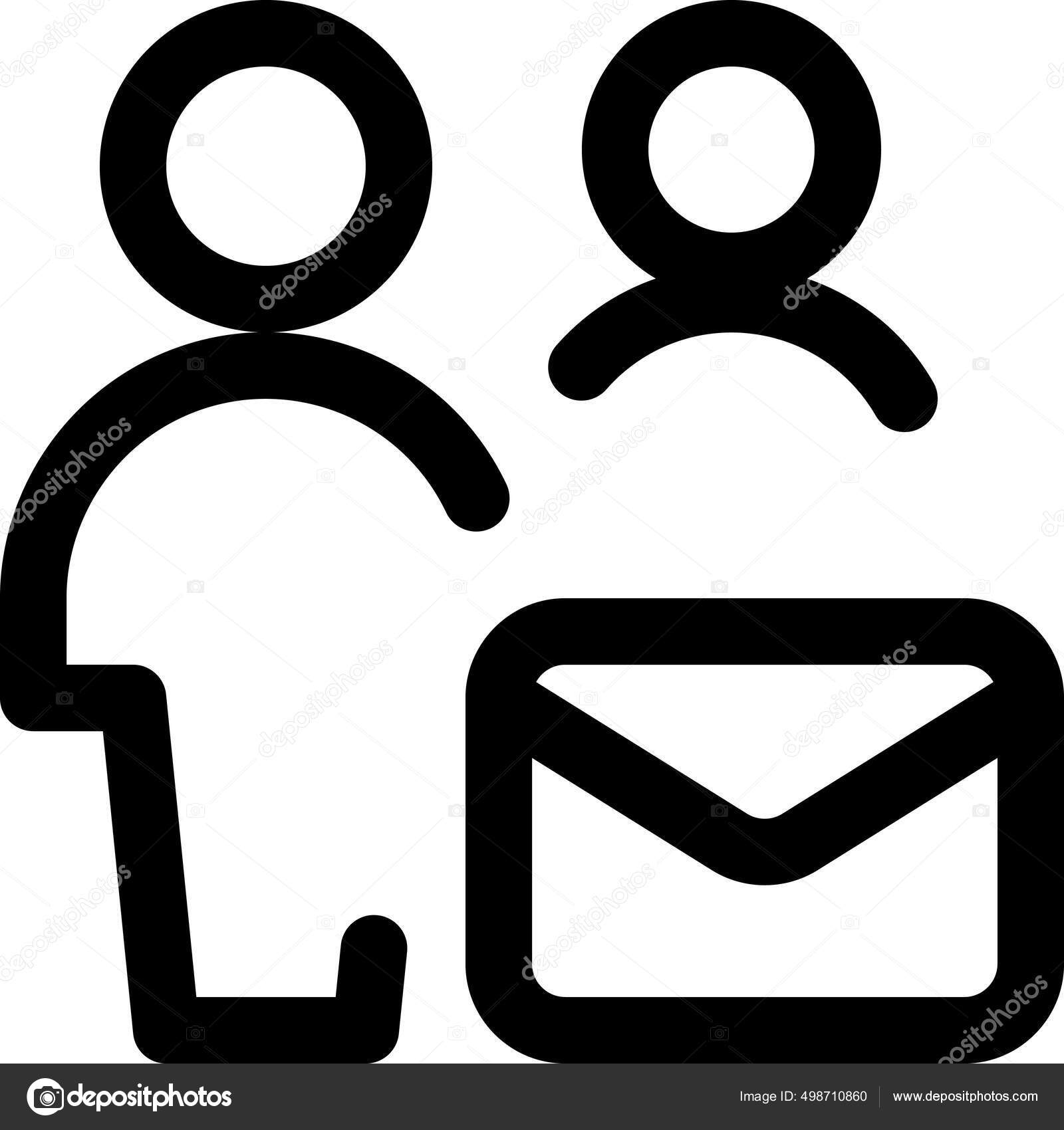 Multiple Actions Mail Icon Outline Style Stock Vector by ©iconfinder ...
