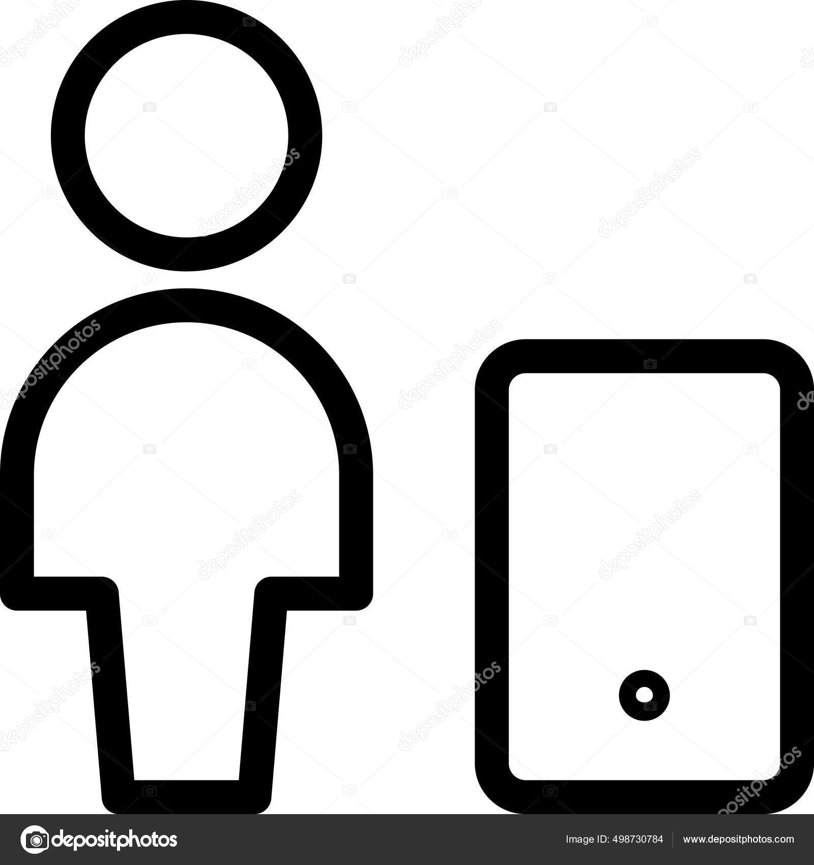 Actions Android Body Icon Outline Style Stock Vector by ©iconfinder ...