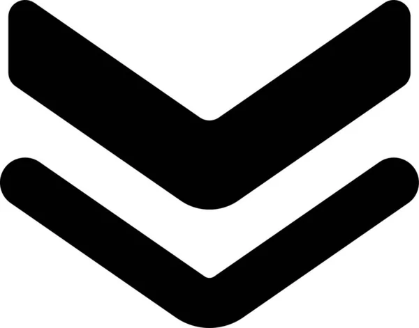 Chevron Navigation Arrow Icon Outline Style Stock Vector by ©iconfinder 498712844