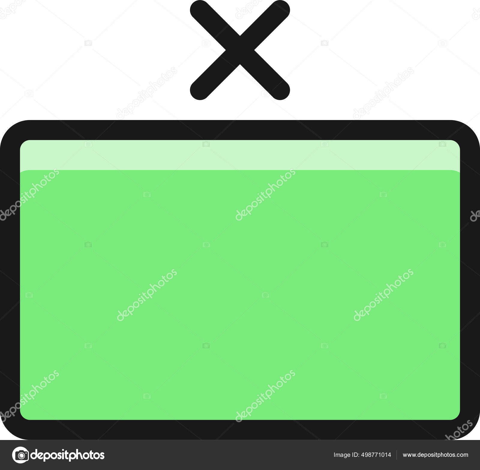 Army Symbol Brigade Icon Filled Outline Style Stock Vector by ...