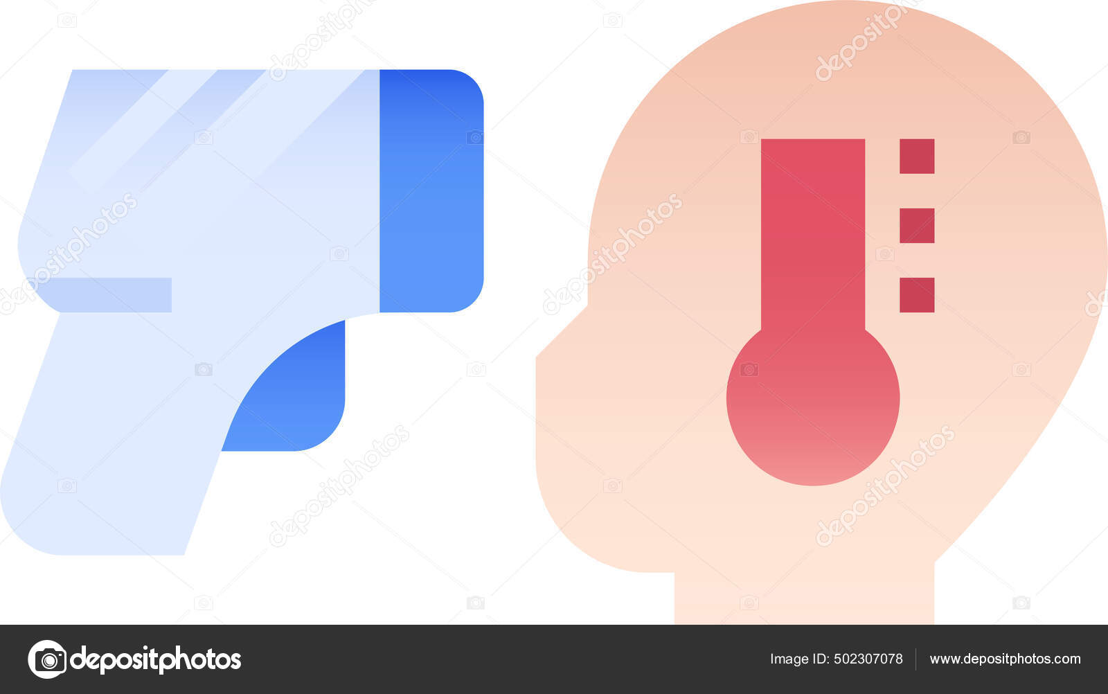 Temperature Check Thermometer Icon Stock Vector by ©iconfinder 502307078