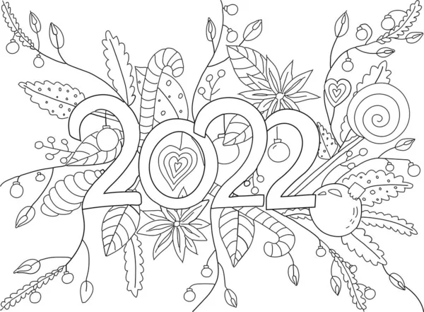 New Years Eve 2022 Coloring Pages