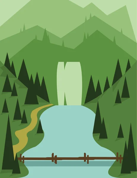 Flowing river Vector Art Stock Images | Depositphotos