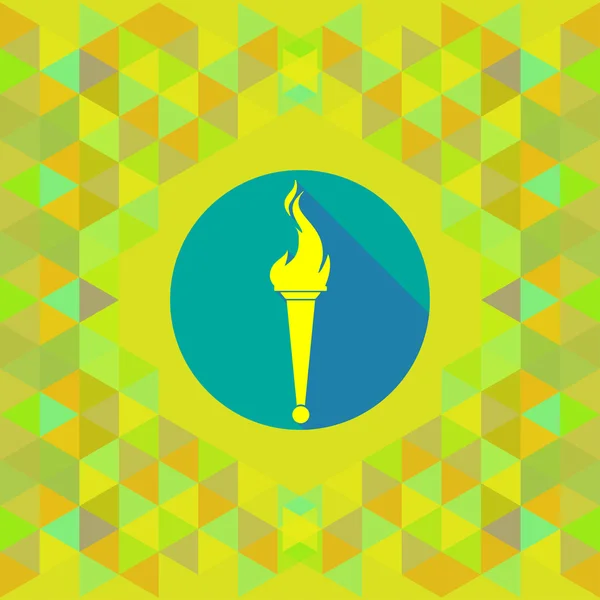 Digital vector yellow burning torch — Stock Vector © frimufilms #125761302 Digital vector yellow burning torch — Stock Vector © frimufilms #125761302