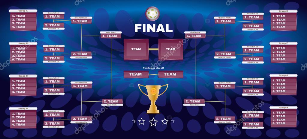 Soccer Champions Final Spreadsheet Stock Vector Image by ©frimufilms ...