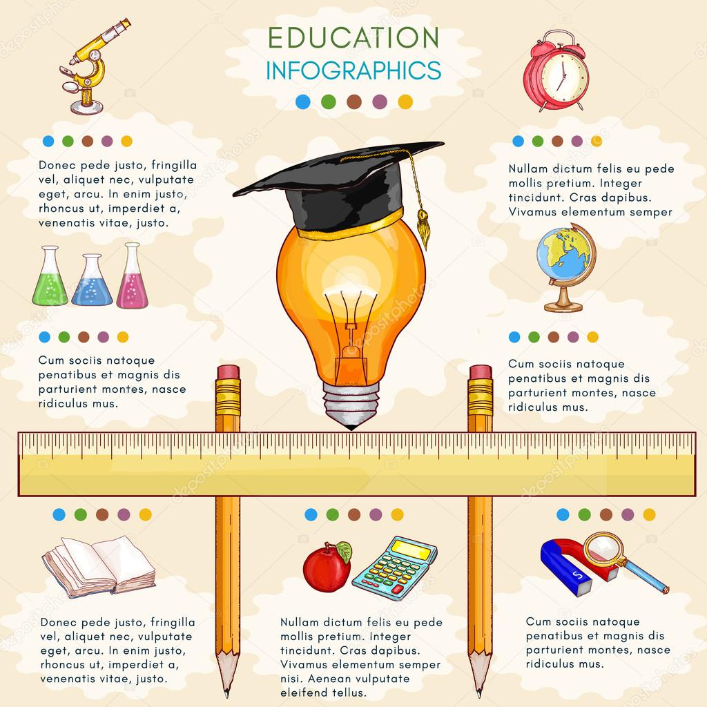Education infographics back to school elements Stock Vector Image by ...