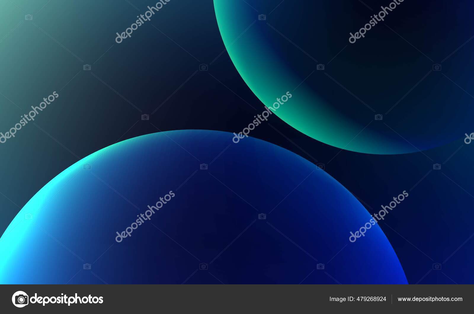Mundo Tridimensional Azul Oscuro Círculo Fondo Vector de stock por ...