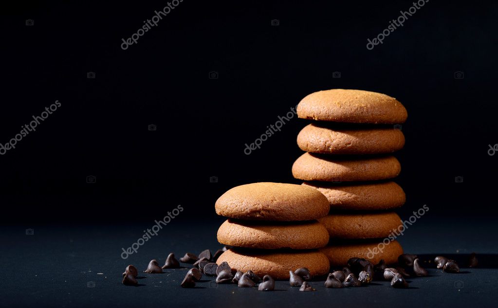 Deliciosas galletas de crema, galletas llenas de crema de chocolate ...
