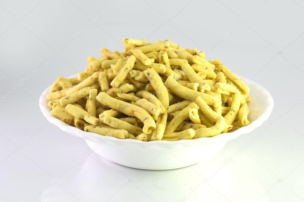 Ratlami Sev: Snacks of chick peas with punch of clove. — Stock Photo ...