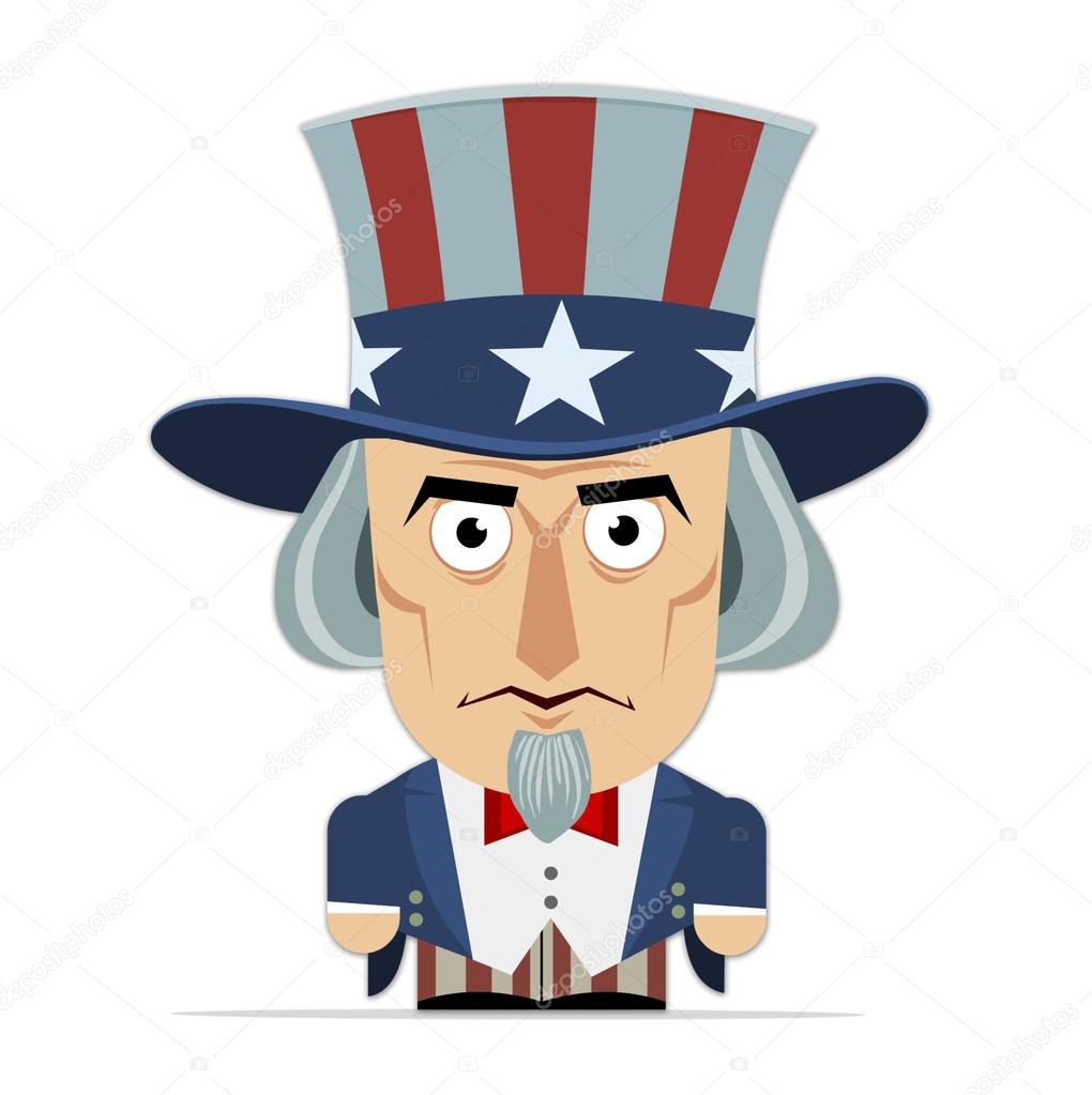 Uncle Sam as the personification of the USA Stock Illustration by ...