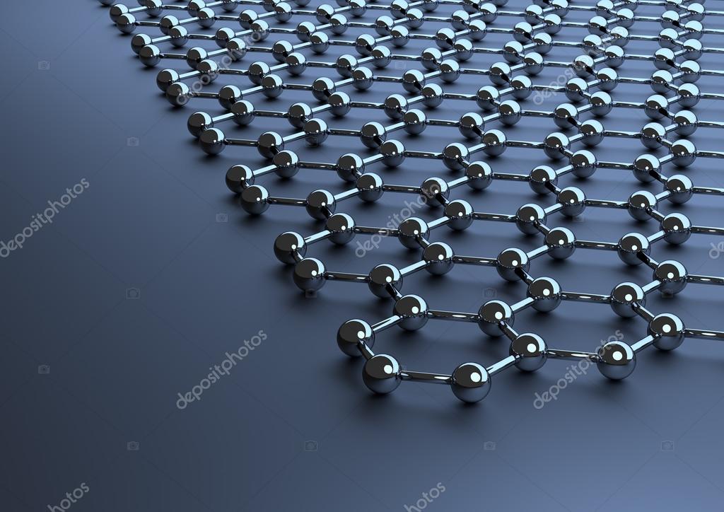 Graphene Surface on Dark Background Stock Photo by ©blazinek28 107428340