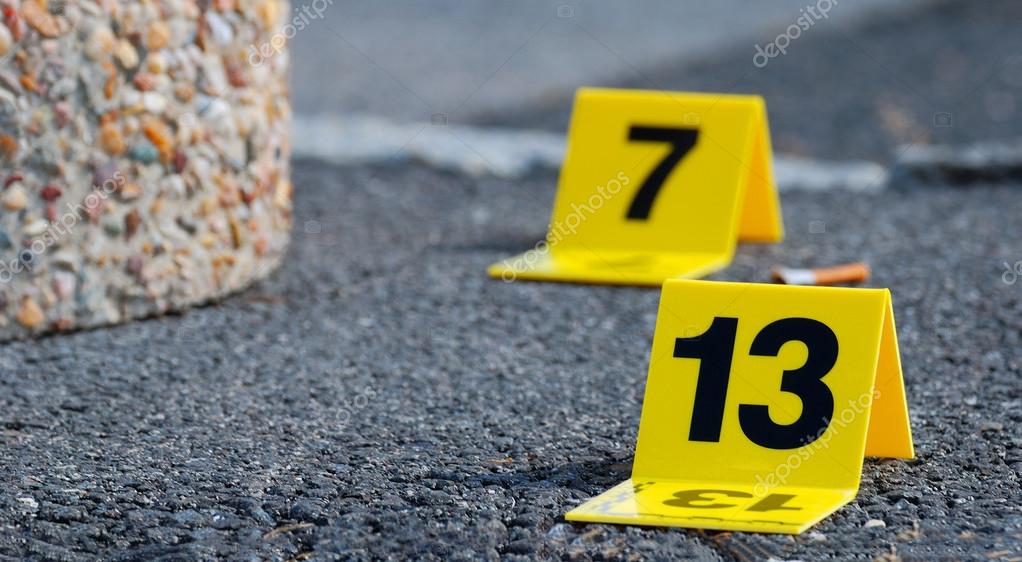 Crime Scene Evidence Markers