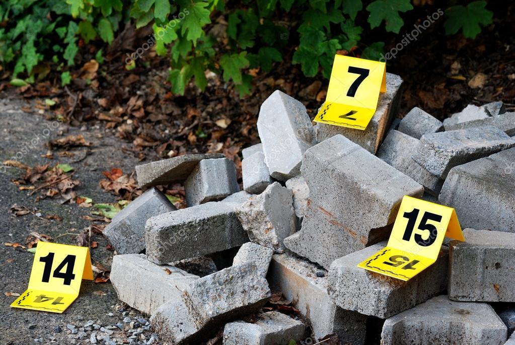 Crime Scene Evidence Markers