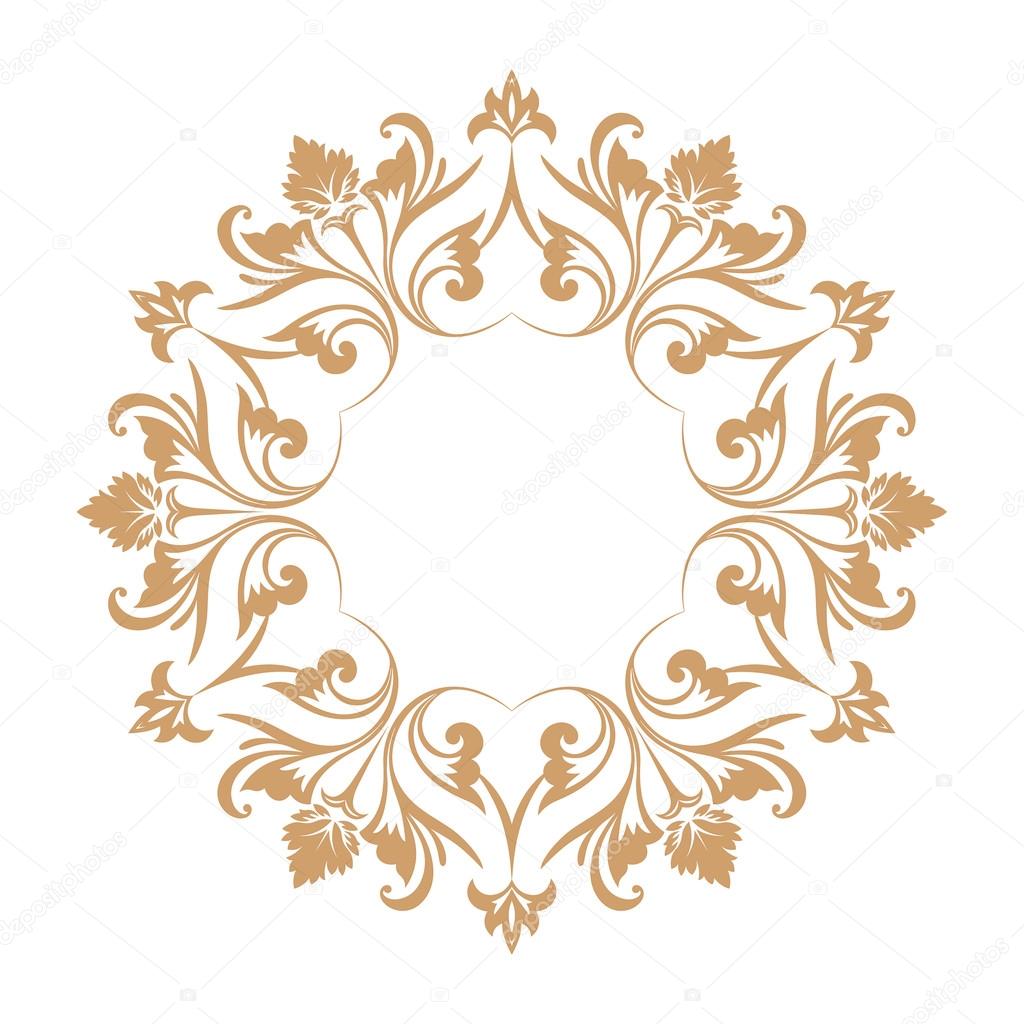Circular baroque pattern Stock Vector Image by ©baretsky #105029310