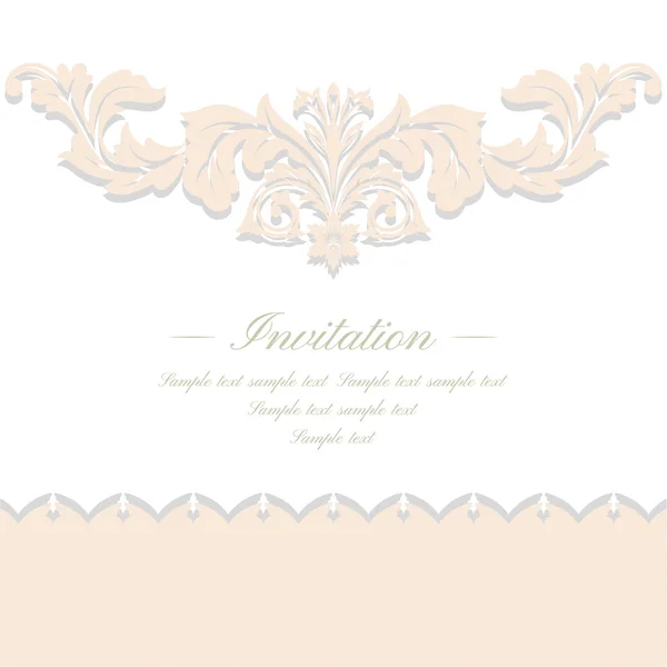 Díszes barokk keret hely a szöveg Stock vektor: ©baretsky 134746346