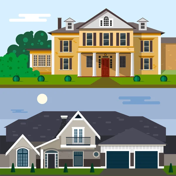Luxury house cartoon Vector Art Stock Images | Depositphotos