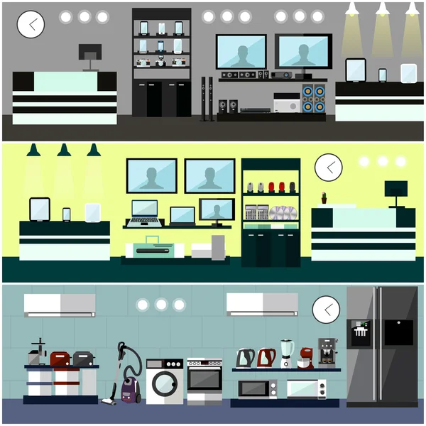 Consumer electronics store Vector Art Stock Images | Depositphotos