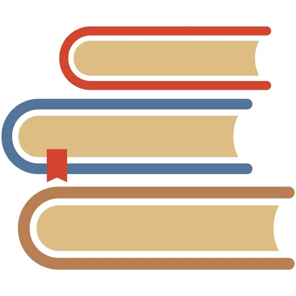 Book vector stack library and school education icon Stock Vector by ...