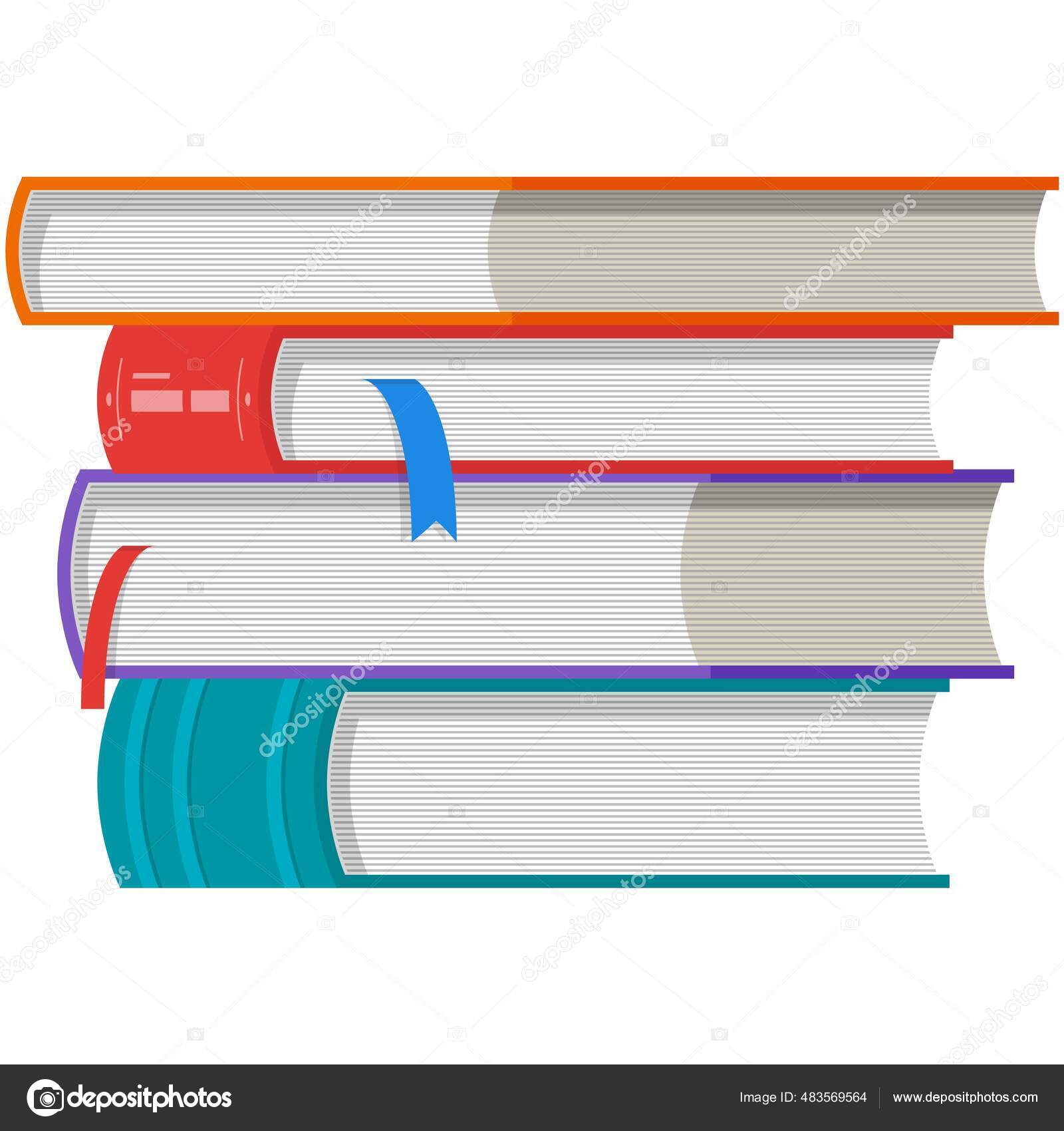 Book vector stack library and school education icon Stock Vector by ...