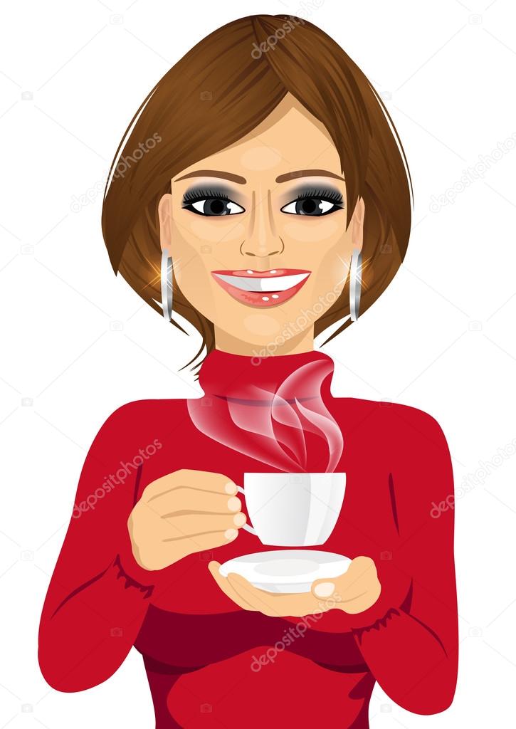 Drinking Coffee Animation