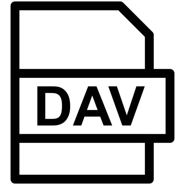 Cda File Format Vector Line Icon Desig Stock Vector Image by ©AbCe ...