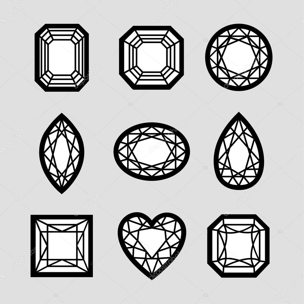 Diamonds Line Art Stock Vector Image by ©totallyjamie #71570257