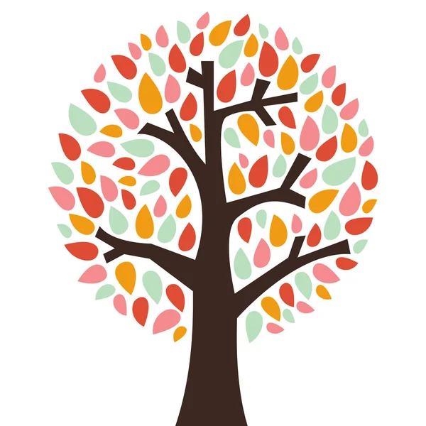 Retro tree Vector Art Stock Images | Depositphotos