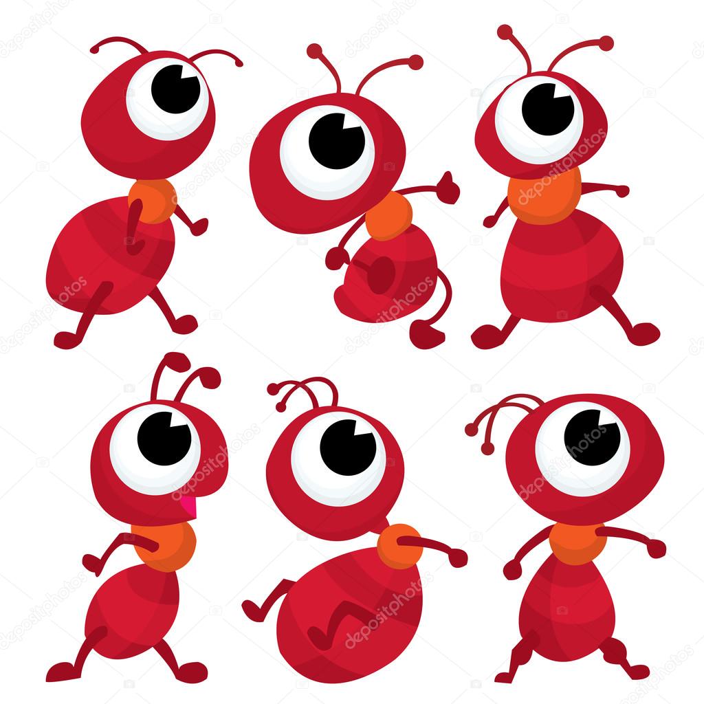 Cute Red Ant