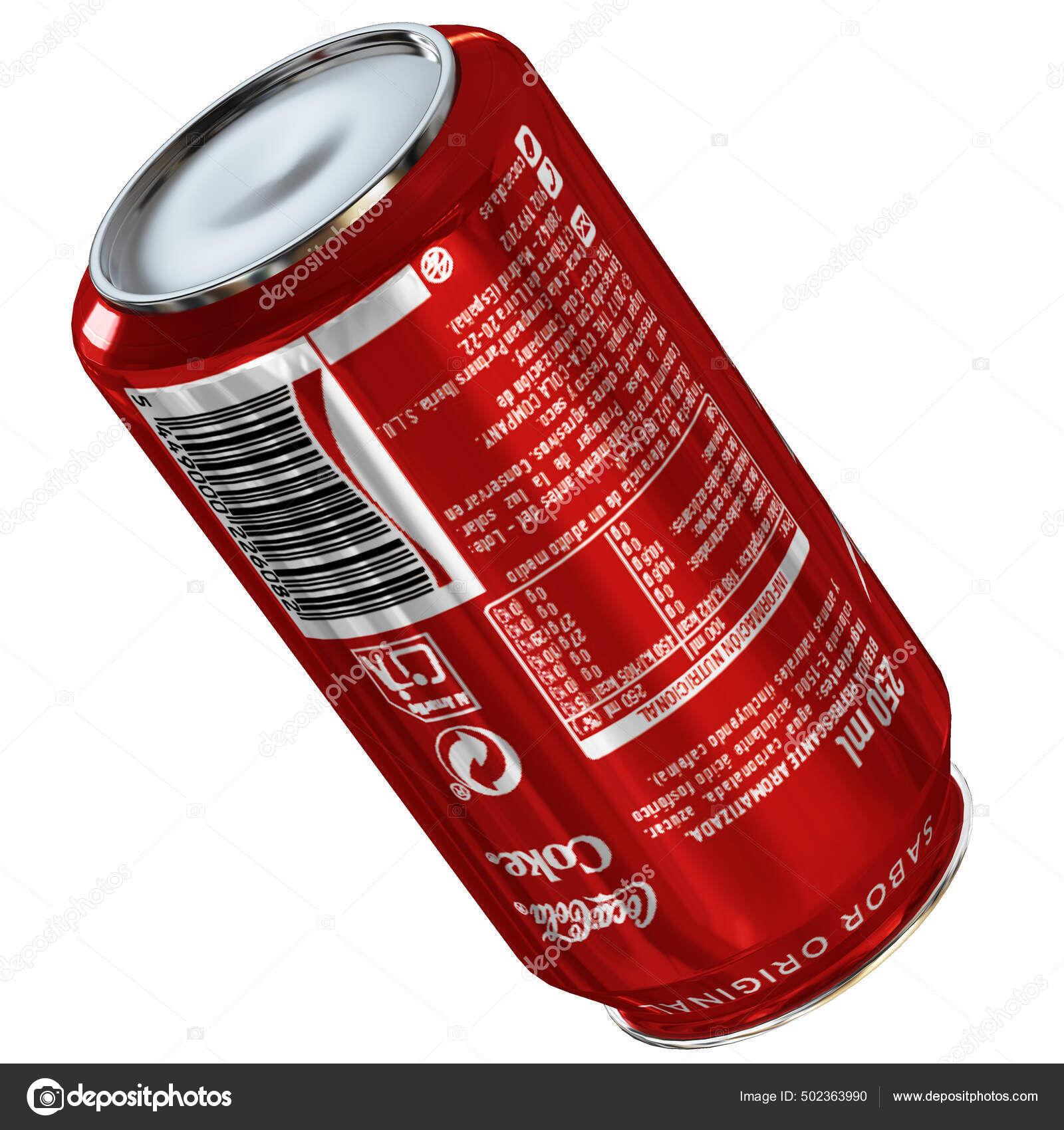 Coca Cola Can Model Render White Background — Stock Editorial Photo ...