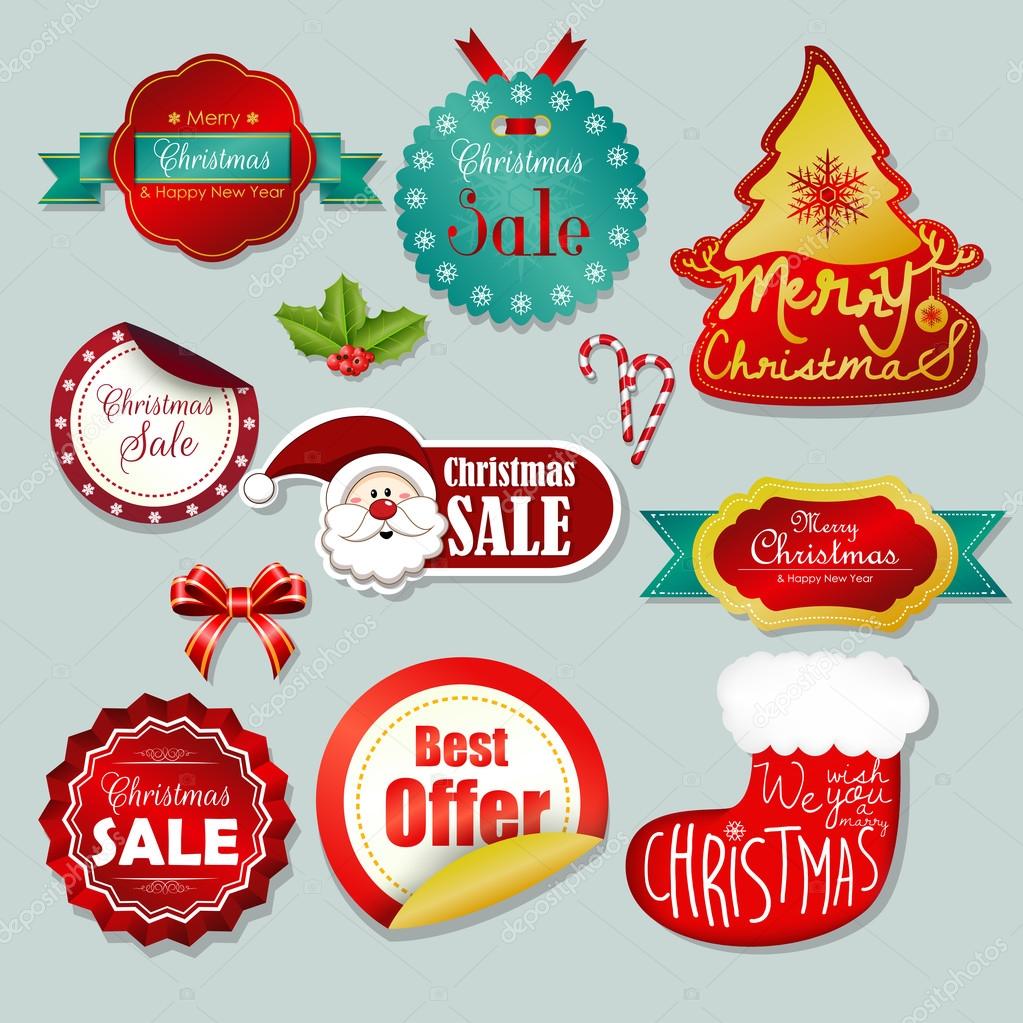 Winter Sale Labels background Stock Vector by ©artnovi 89820548