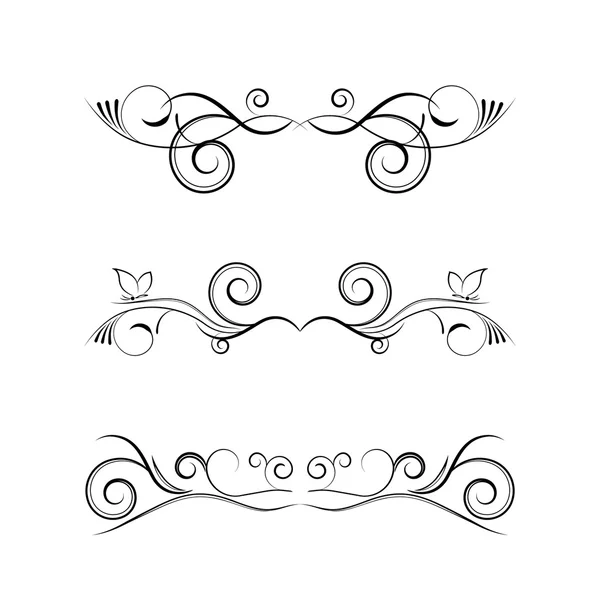 Decorative elements, borders and page decoration — Stock Vector ...