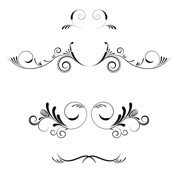 Decorative elements, borders and page decoration — Stock Vector ...