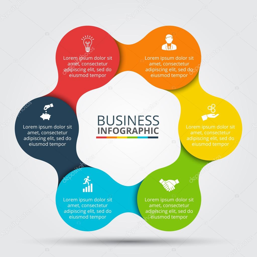 Vector circle infographic. Stock Vector Image by ©abert84 #101337898