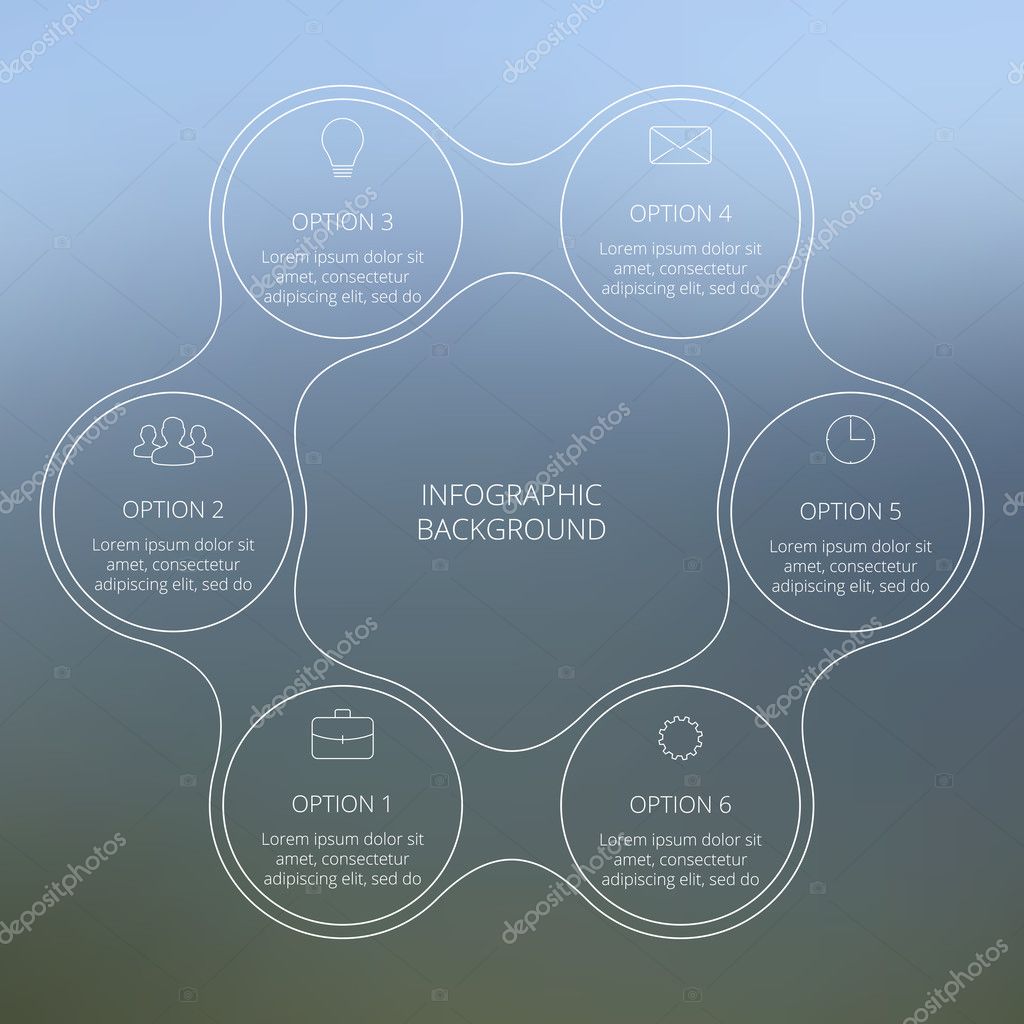 Circle line infographic. Stock Vector Image by ©abert84 #74940049