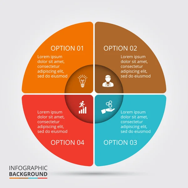 Vector circle infographic. Stock Vector by ©abert84 85586758