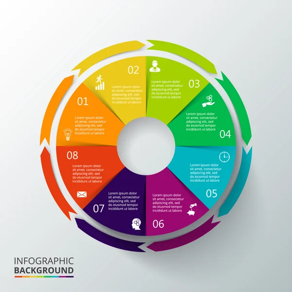 Vector circle infographic. Stock Vector Image by ©abert84 #77904514