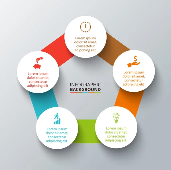 Vector circle element for infographic. Stock Vector by ©abert84 72405747