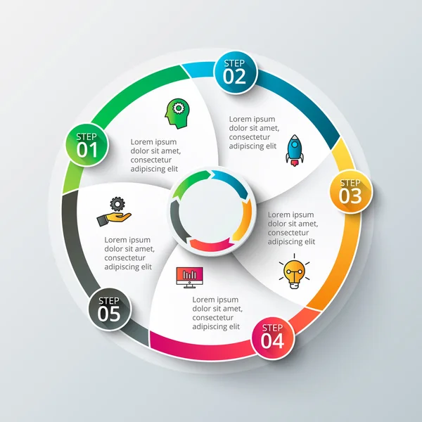 Vector infographic design template. — Stock Vector © abert84 #122704438