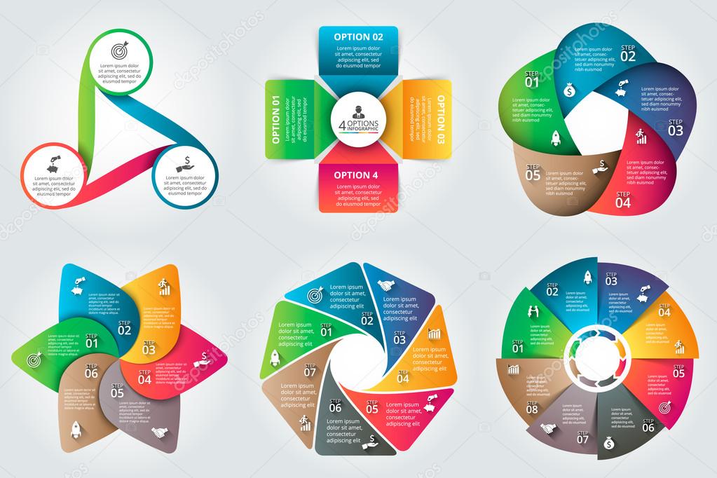 Vector circle infographic. ⬇ Vector Image by © abert84 | Vector Stock ...