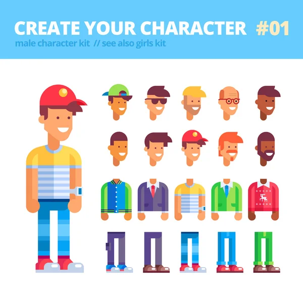 100,000 Character creation set Vector Images | Depositphotos