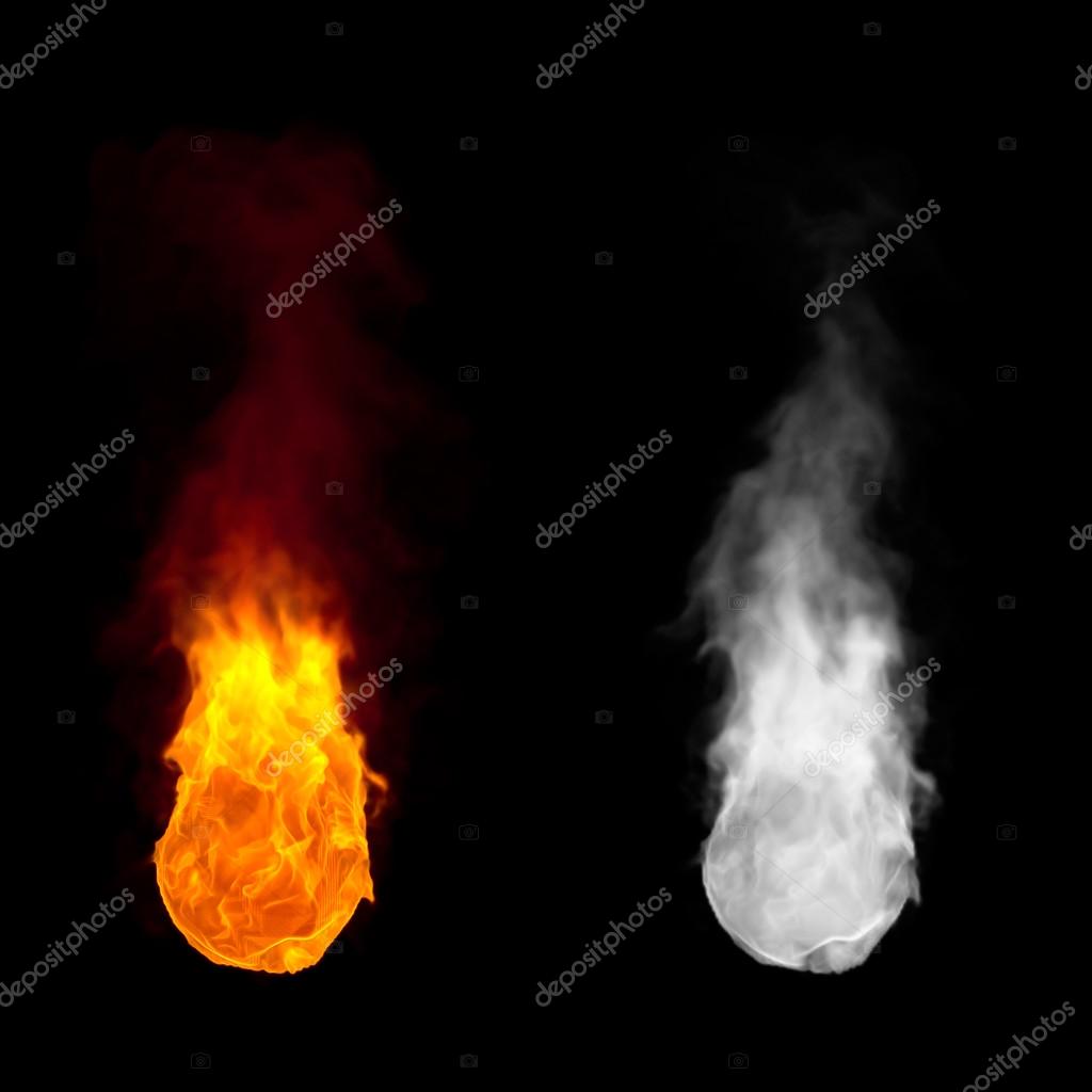 Fireball with rising flame — Stock Photo © EKS_Design #104774488
