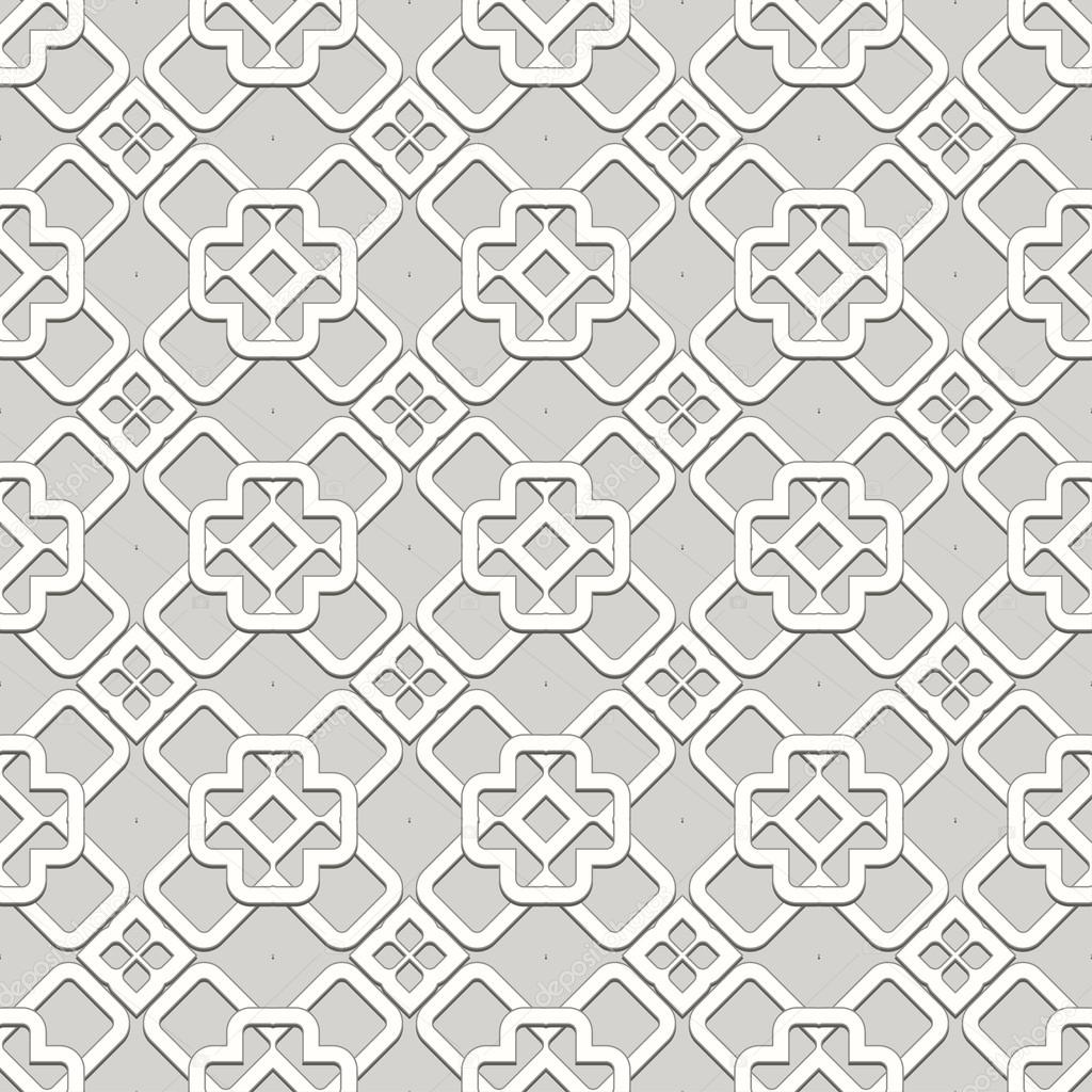 Vector Abstract Seamless Geometric Islamic Wallpaper. Stock Vector by ...