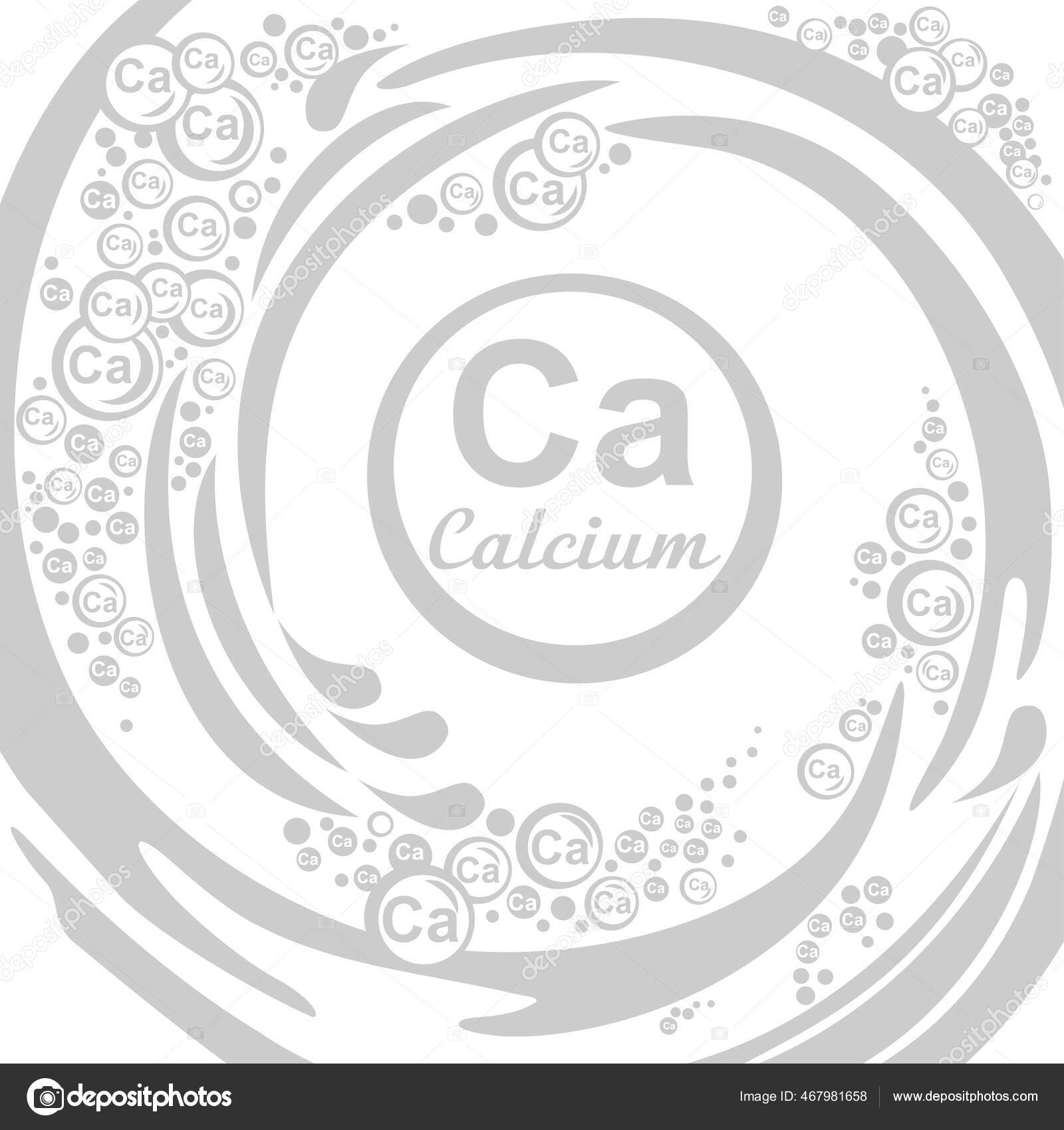 Calcium Abstract Vector Illustration Background Stock Vector by ...
