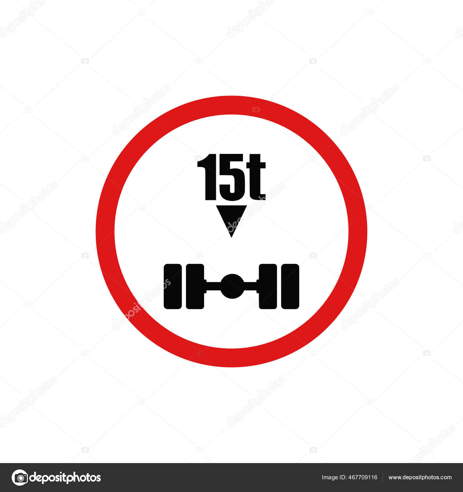 Axle Load Limit Traffic Sign Vector Graphics Stock Vector Image by ... Axle Load Limit Traffic Sign Vector Graphics Stock Vector Image by ...