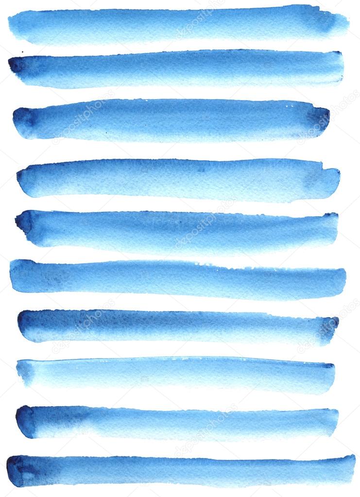Blue watercolor lines Stock Photo by ©ffffffly 90100684