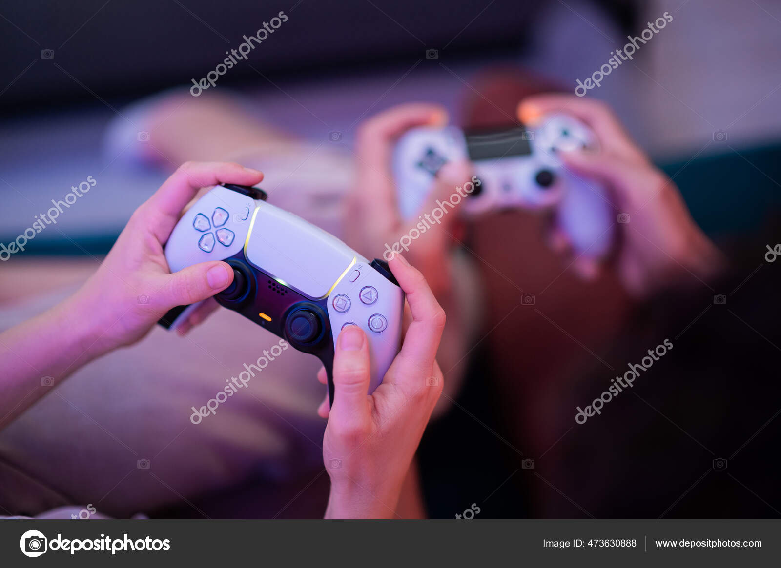 Different generations of PlayStation console controllers: PS5 DualSense ...